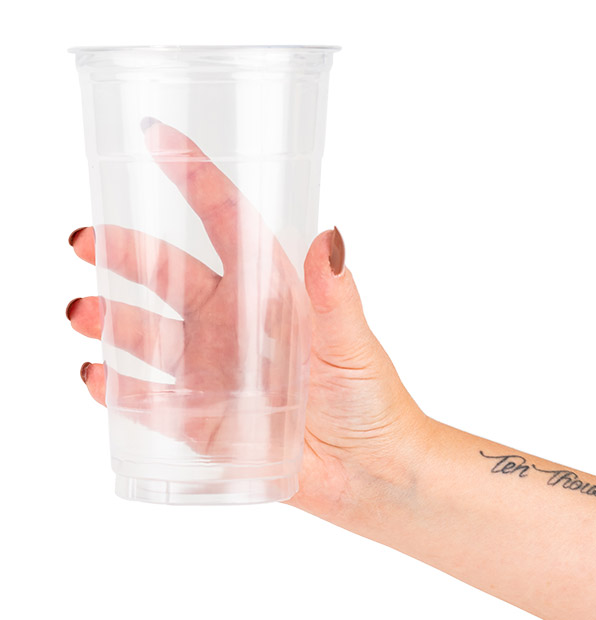 32 oz Plastic Cups | 32 oz Clear Cups | Your Brand Cafe