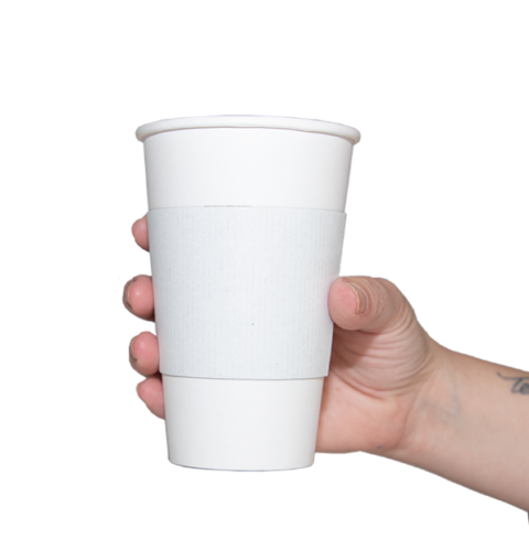 Reliance™ Corrugated Coffee Sleeves - Cardboard Cup Sleeve | YBC Supply™