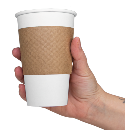 Reliance™ Kraft Coffee Sleeves - Brown Coffee Cup Sleeves | YBC Supply™