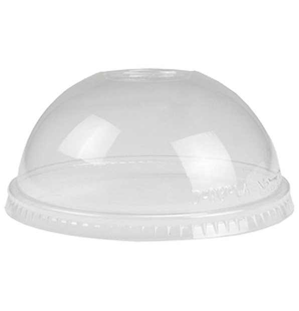Clear Dome Lids for 12 oz to 24 oz Plastic Cups | YBC Supply™