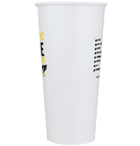 Custom 22 oz Paper Cold Cups | 22 oz Printed Paper Drinking Cups