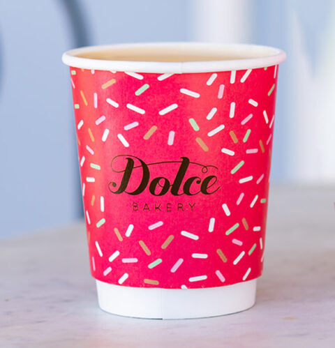 Custom 8 oz Double Wall Coffee Cups | Printed 8 oz Insulated Paper Cups