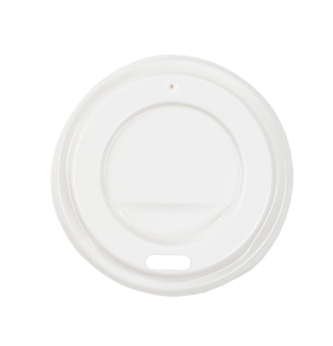 White Sipper Dome Lid for 4oz Paper Hot Cups | Coffee Cup Lid