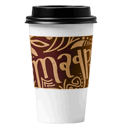 Hot Cup BOGO (Cup + Sleeve) | Your Brand Cafe