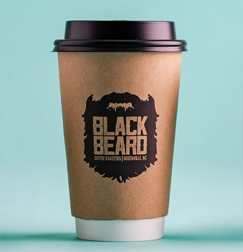 16oz Custom Printed Kraft Insulated Paper Hot Cups