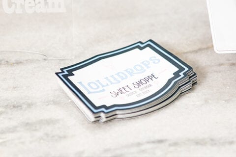 Custom Printed Square Stickers | Logo Stickers | Your Brand Cafe
