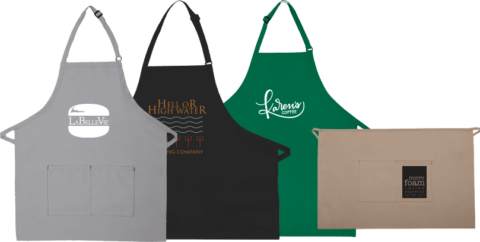 Custom Printed Aprons | Branded Aprons | Your Brand Cafe