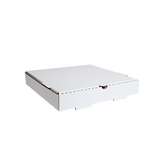 12" White Reliance Pizza Boxes | YBC Supply™