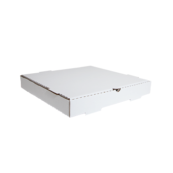 14" White Pizza Boxes - Perfect for Carryout | YBC Supply™
