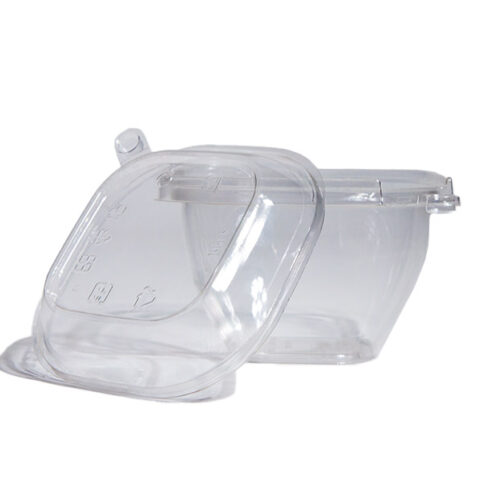 16 oz Clear Plastic Tamper-Evident Containers with Lid | YBC Supply