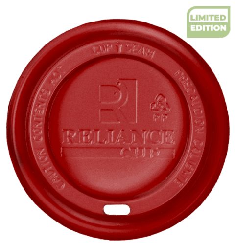Reliance™ Red Sipper Dome Lids | YBC Supply
